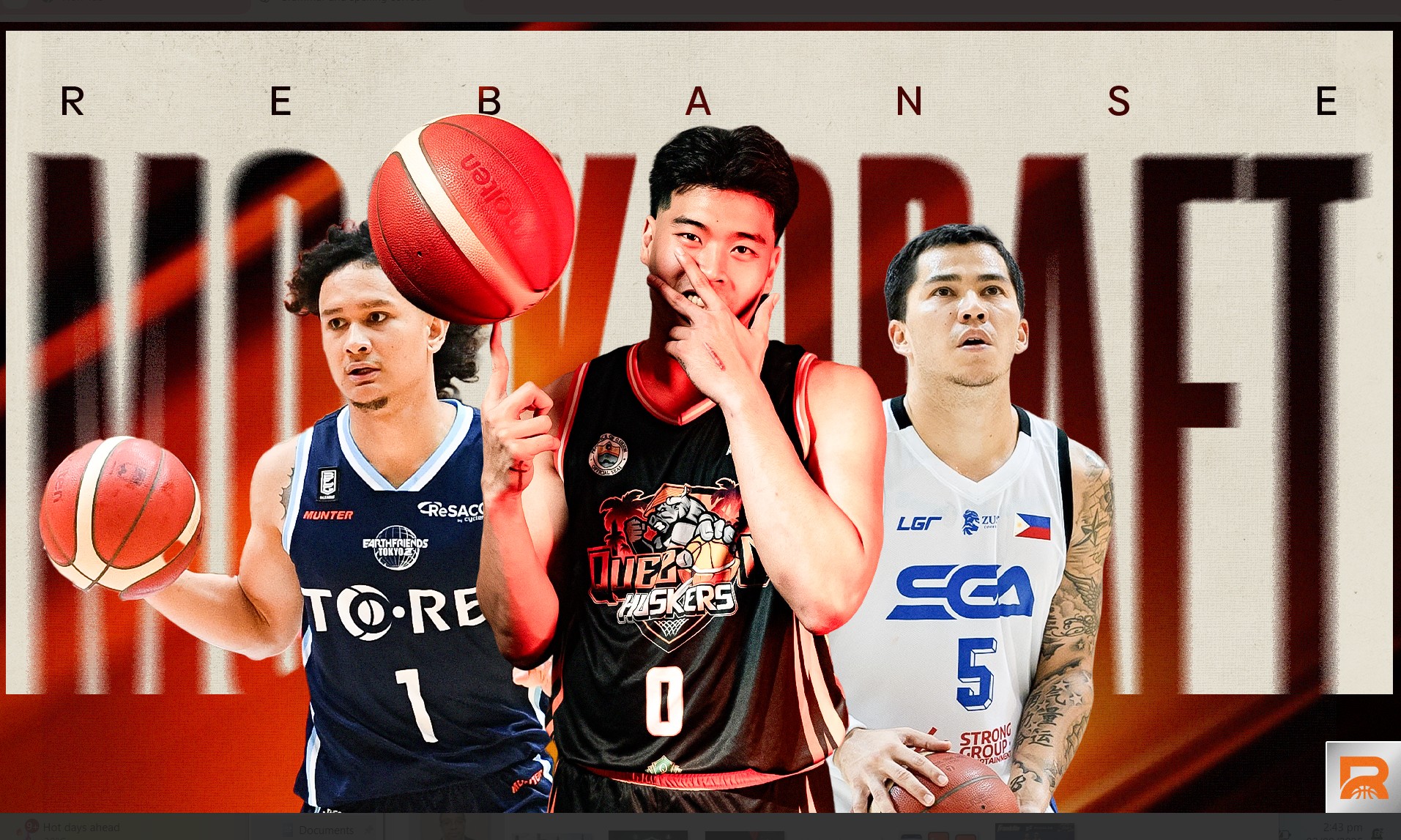 Rebanse Plays GM: Mock Drafting the PBA Season 50 Draft