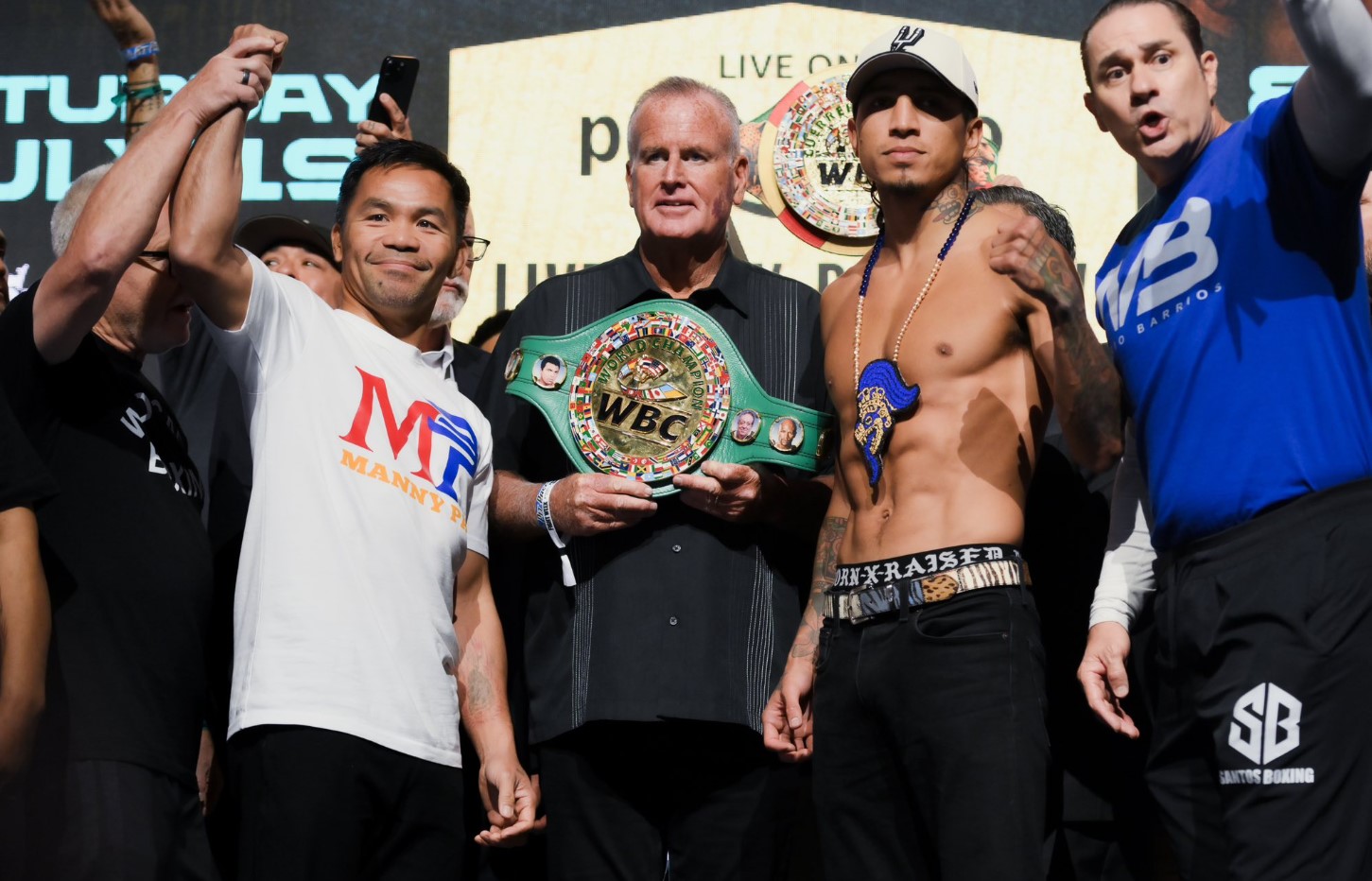 Former Manny Pacquiao Foes Make Opposing Picks in 147-Pound Title Fight ...